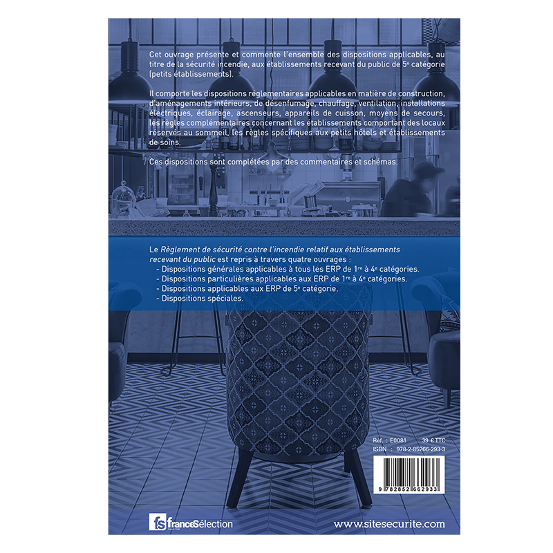 SÉCURITÉ INCENDIE ERP - Dispositions commentées ERP de 5e catégorie ... SÉCURITÉ INCENDIE ERP - Dispositions commentées ERP de 5e catégorie ...